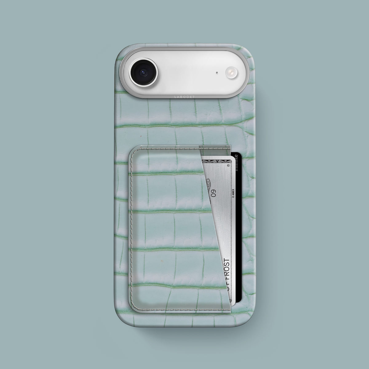 Double Card Case Mint Gum For iPhone 17 Air In Alligator – Labodet