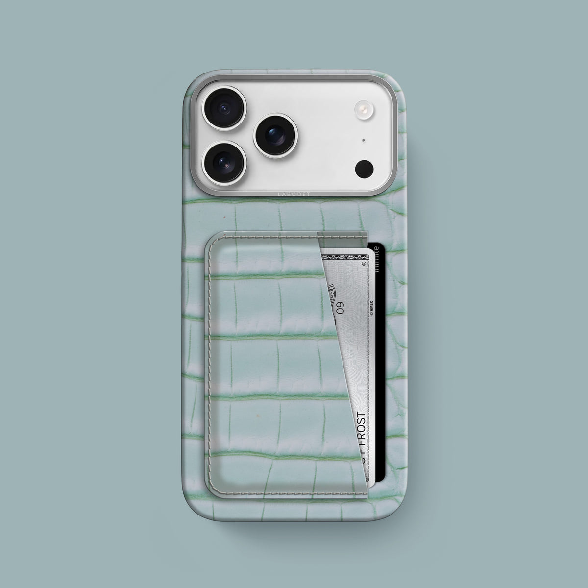 Double Card Case Mint Gum For iPhone 17 Pro Max In Alligator – Labodet