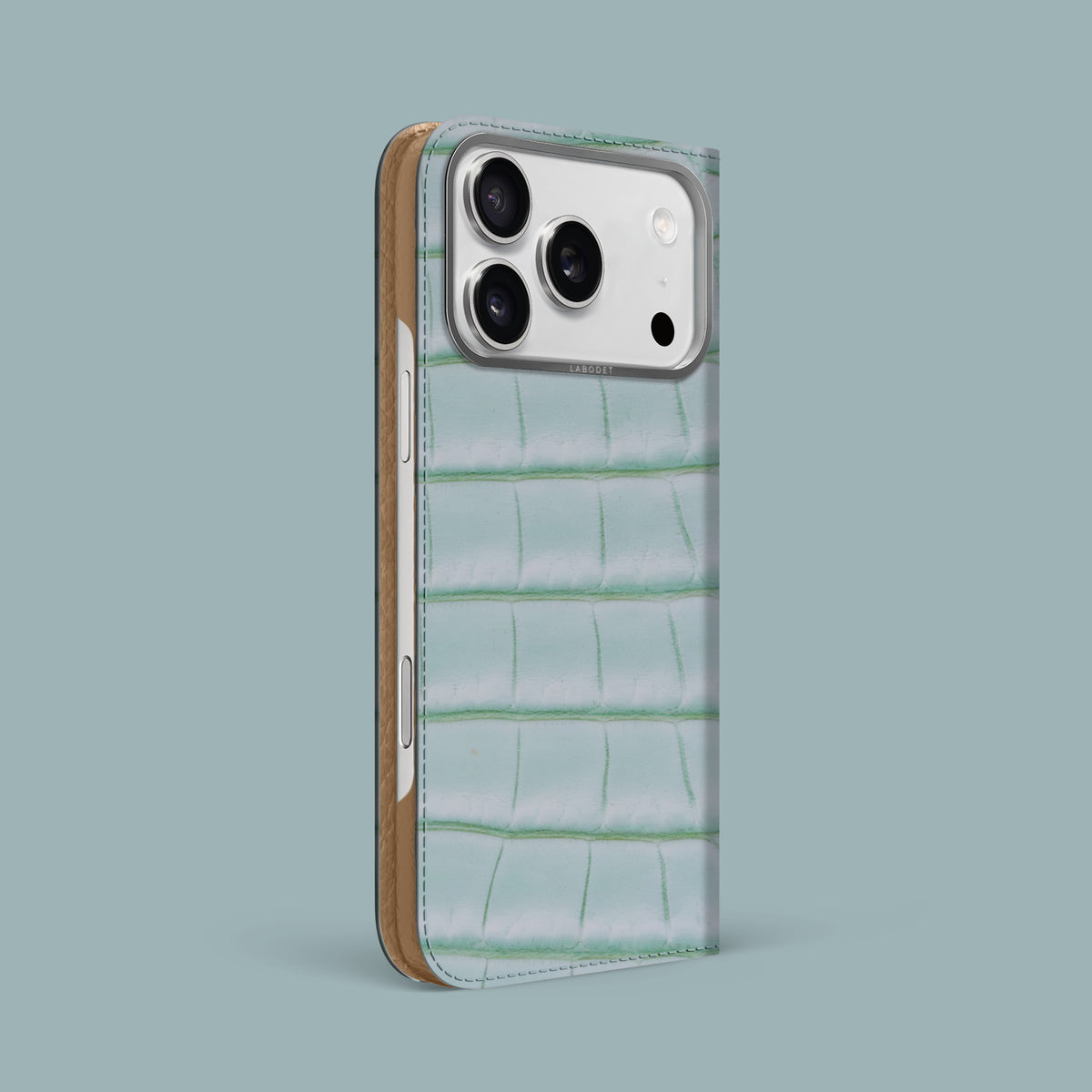 Folio Case Mint Gum For iPhone 17 Pro Max In Alligator – Labodet
