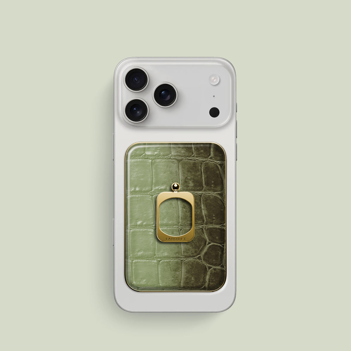 MagSafe Ring Celadon Green For iPhone 17 Pro In Himalayan Crocodile ...